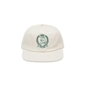 Éclectique Crest Embroidered Cap - White