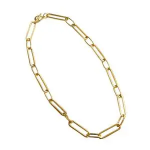 OUTOFOFFICE Paperclip Chain Necklace - Gold