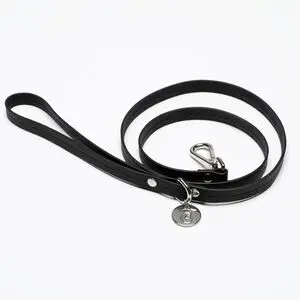 Zoë Pet Atelier Leather Leash - Black
