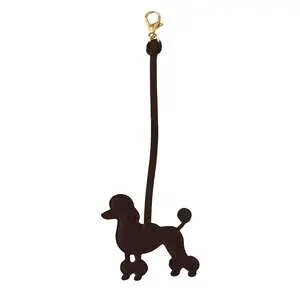 F3ROG BY RANA Poodle Dog Keychain - Brown
