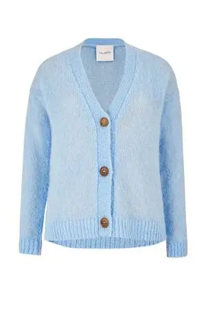 SALANIDA Melody Mohair Cardigan - Blue