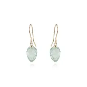 MOUNIR LONDON Carved Amethyst Dangle Earrings - Green