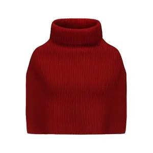 MUTE BY JL Merino Wool Rib-knit Neck Warmer