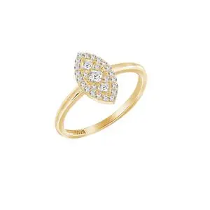 DIAMONBLISS Pave Marquise Ring