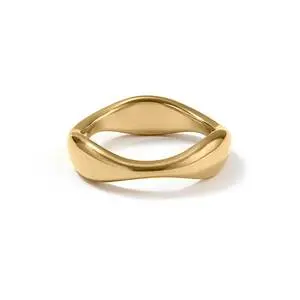 EVER JEWELLERY Point Break Stainless Steel Ring - Gold