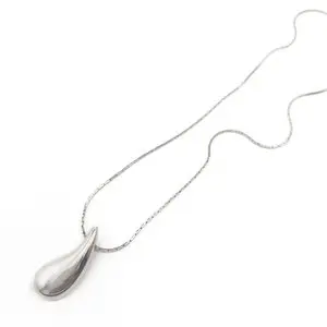 BIKO Waterway Rhodium-plated Pendant Necklace - Silver