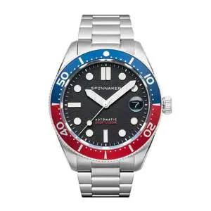 SPINNAKER Croft Mid-size Japanese Automatic Elemental Watch - Black