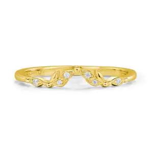 AZURA JEWELRY NEW YORK Gleam Band Yellow Vermeil - Gold