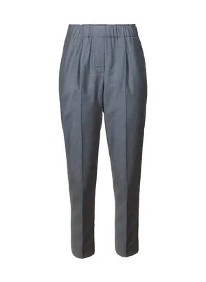 HELENE GALWAS Lola Wool Flannel Jogger Pants