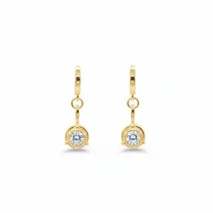 MHART Stardust Moissanite Dangle Earrings