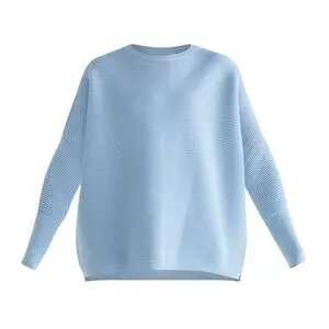 PAISIE Ribbed Knit Jumper - Blue