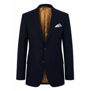 KOY CLOTHING Navy Wool & Cashmere Blend Blazer