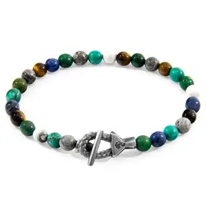 ANCHOR & CREW Mantaro Gemstone And Sterling Silver Bracelet