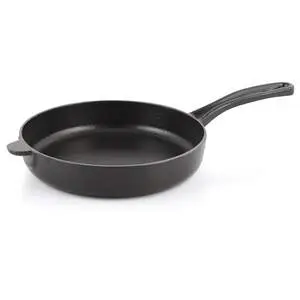 Turgla Home Matte Cast Iron Skillet - Black