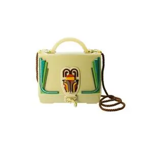Gissa Bicalho Gold Tone Clutches