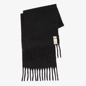 ARCTIC FOX & CO. The Reykjavik Scarf With Wool - Black