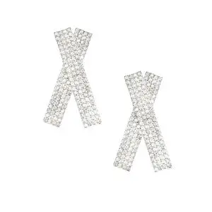 MAISON DE GALA Alix Crystal Earring - White
