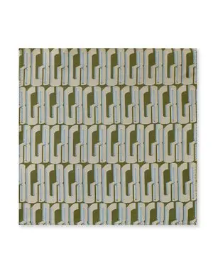 GRESHAM BLAKE Graphic Pocket Square - Green