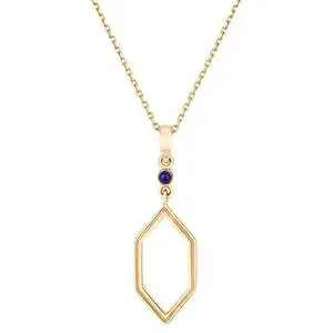HILLARY ALEXANDRIA Joy Pendant Necklace - Gold