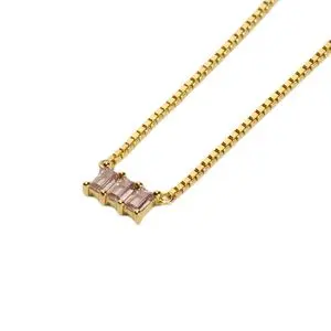 Nasi Silver Spinel Necklaces