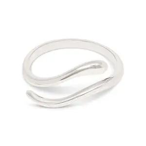 ESTERAH Open Curve Ring - Silver
