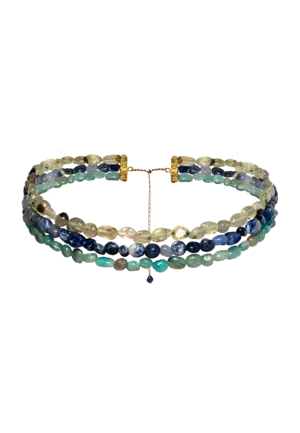 LAVANI JEWELS Mizu Choker - Blue