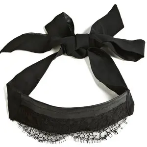 SOMETHING WICKED Lace & Leather Blindfold