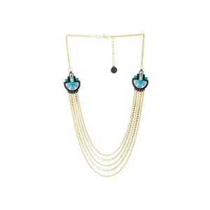GISSA BICALHO Acrylic Handmade Necklace - Brown