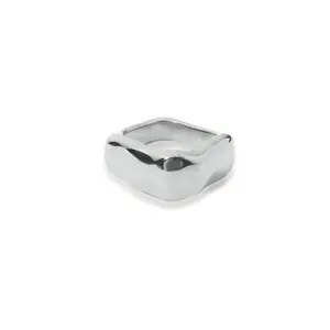 VIEA Kyma Irregular Square Ring - Silver