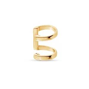 SALLY SKOUFIS Alchemy Duo Ear Cuff In 18k Vermeil - Gold