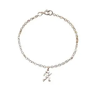 POSH TOTTY DESIGNS Sterling Female Runner Dinky Charm Bracelet - Silver