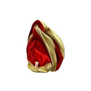 JULIA CLANCEY Zia Ruby Reversible Turban - Red