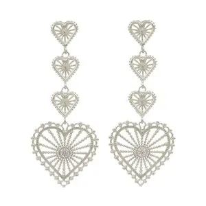 ZOË & MORGAN Mi Amor Earrings - Silver
