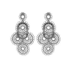 LAVISH BY TRICIA MILANEZE All Juliette Wire Chandelier Earrings - Silver