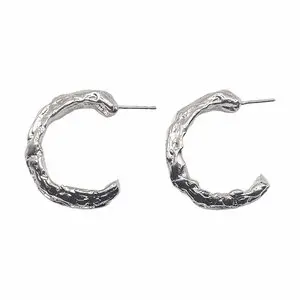 MOCA JEWELLERY Sterling Hoop Earrings - Silver