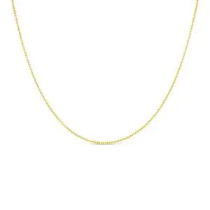SOLIO JEWELLERY Cartier-style 18k Yellow Gold Chain Necklace - Gold/yellow