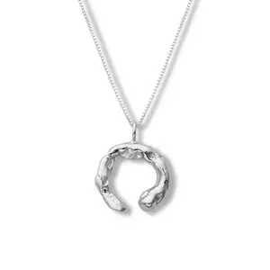 EVA REMENYI Talisman Fortune Necklace - Silver