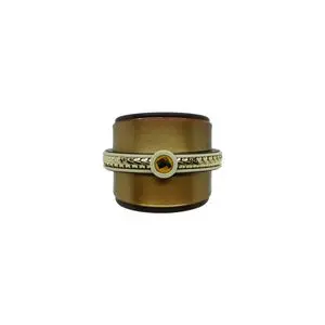 GISSA BICALHO Acrylic Empire Cuff Bracelet - Gold