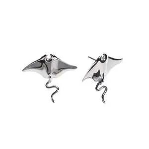 LUNA DELPHINE Manta Stud Earrings