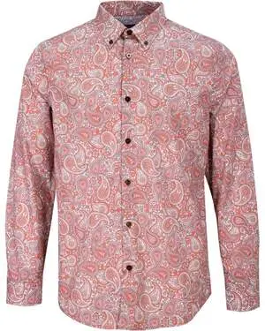 LORDS OF HARLECH Morris Pow Paisley Melon - Pink