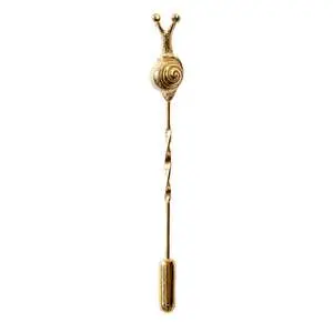 LEE RENEE Baby Snail Tie Pin - Gold Gold