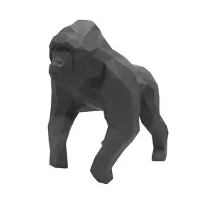 MAROKKA DESIGN Gorilla Geometric Style Gus - Black