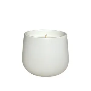 THE ORGANIC CANDLE CO. Organic Lavender Candle - White