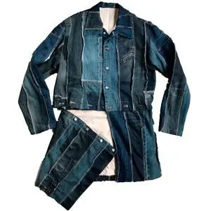 JUAN VG Gamberrxs Collection Upcycled Denim Jacket