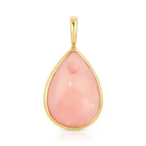Maya Brenner Designs Pink Opal Teardrop Pendant