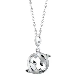LILY CHARMED Sterling Koi Fish Pisces Zodiac Charm Necklace - Silver