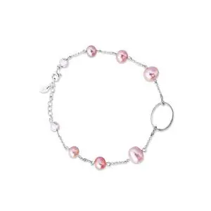 FV JEWELLERY La Pierre Freshwater Pearl Bracelet - Pink