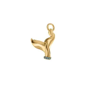 ONI Whale Tail Charm - Gold