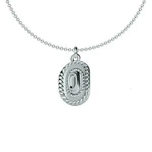 SHADED THE LABEL Rodeo Cowboy Hat Pendant Necklace - Silver