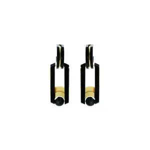 GISSA BICALHO Orbit Hoop Earrings - Black